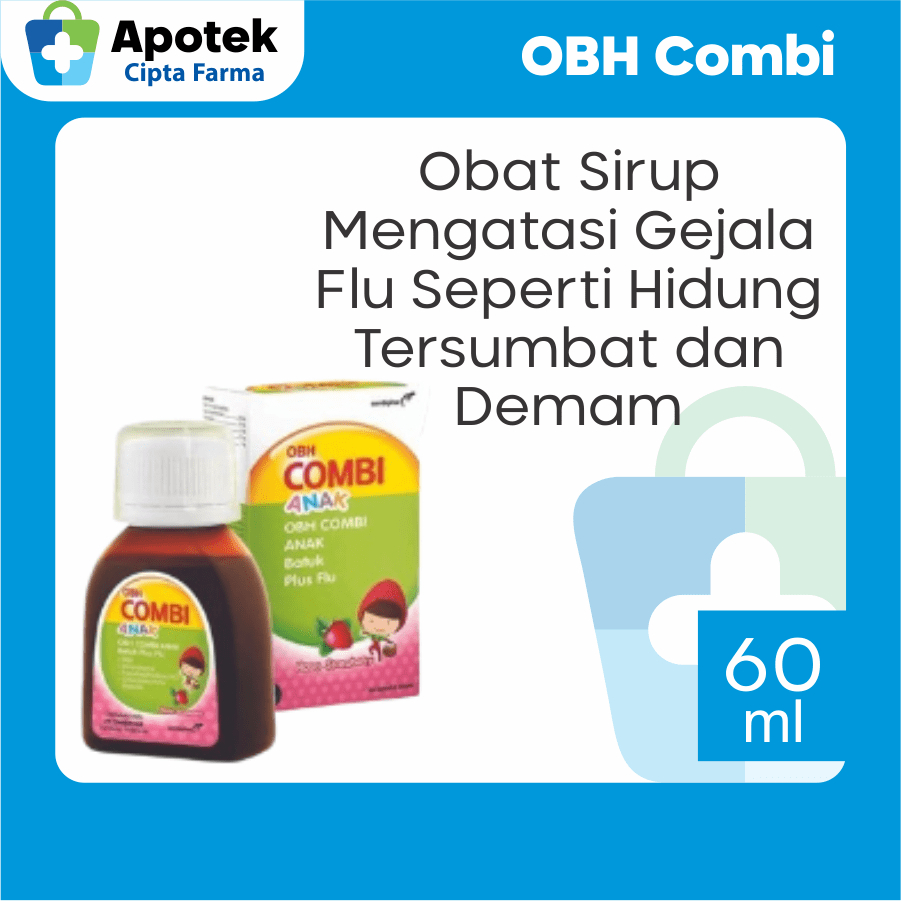 Jual OBH Combi Anak Plus Flu Obat Batuk Anak Obat Demam Sakit Kepala ...