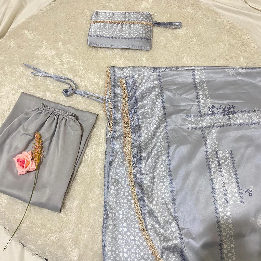 Jual REECA MUKENA BAHAN ARMANI SILK 2IN1 JUMBO | Shopee Indonesia