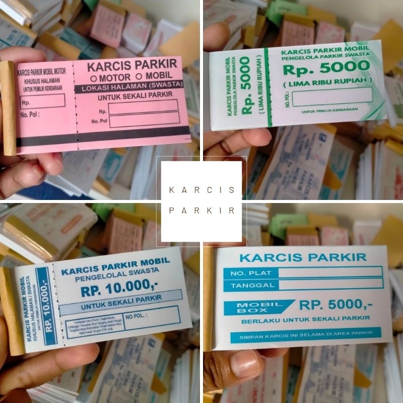 Jual Karcis Parkir Ready Stok | Shopee Indonesia