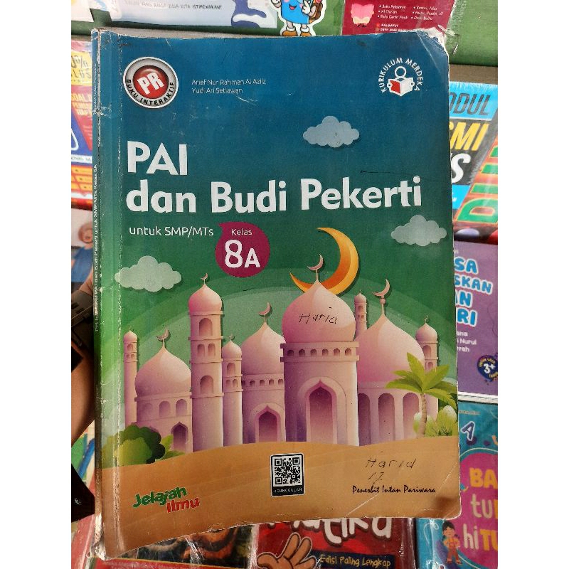 Jual Buku Interaktif PR PAI dan Budi Pekerti untuk SMP/MTs Kelas 8A Semester 1 Kurikulum Merdeka ...