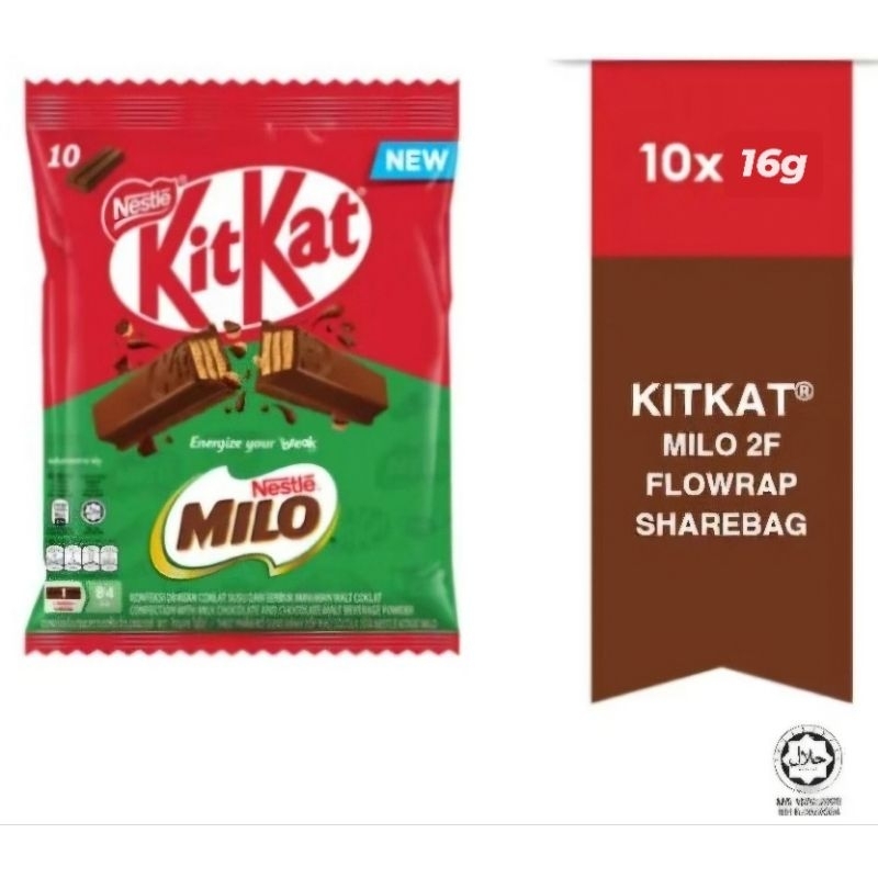 Jual 160G NESTLE KITKAT MILO 2 FLAVOUR CHOCOLATE COKLAT KOMBINASI KIT ...