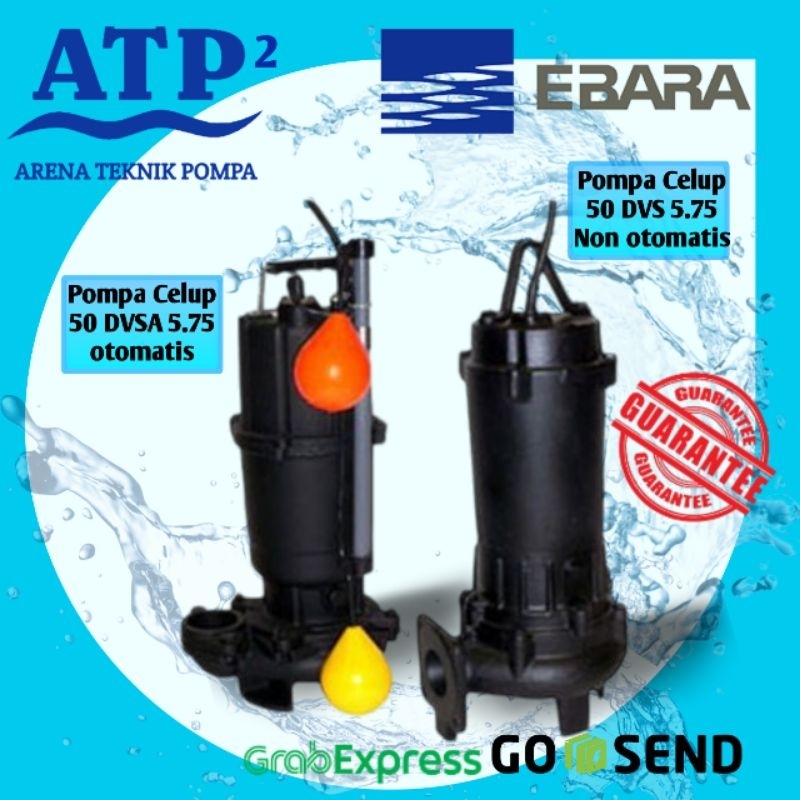 Jual EBARA 50 DVS 5.75 Pompa Submersible Pompa Celup Sewage Pump Pompa Celup | Shopee Indonesia