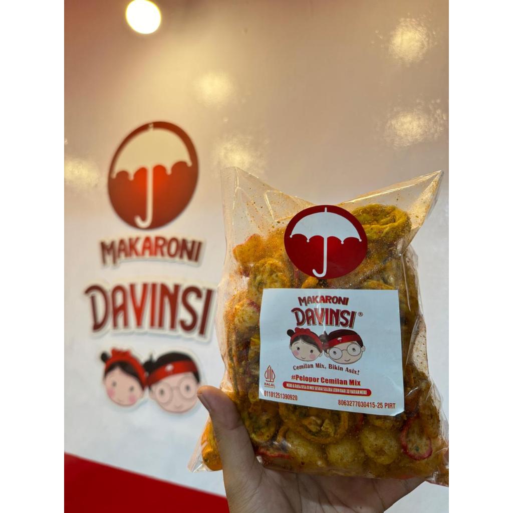 Jual Davinsi Cemilan Mix Seblak Kering Kemasan 250g | Shopee Indonesia