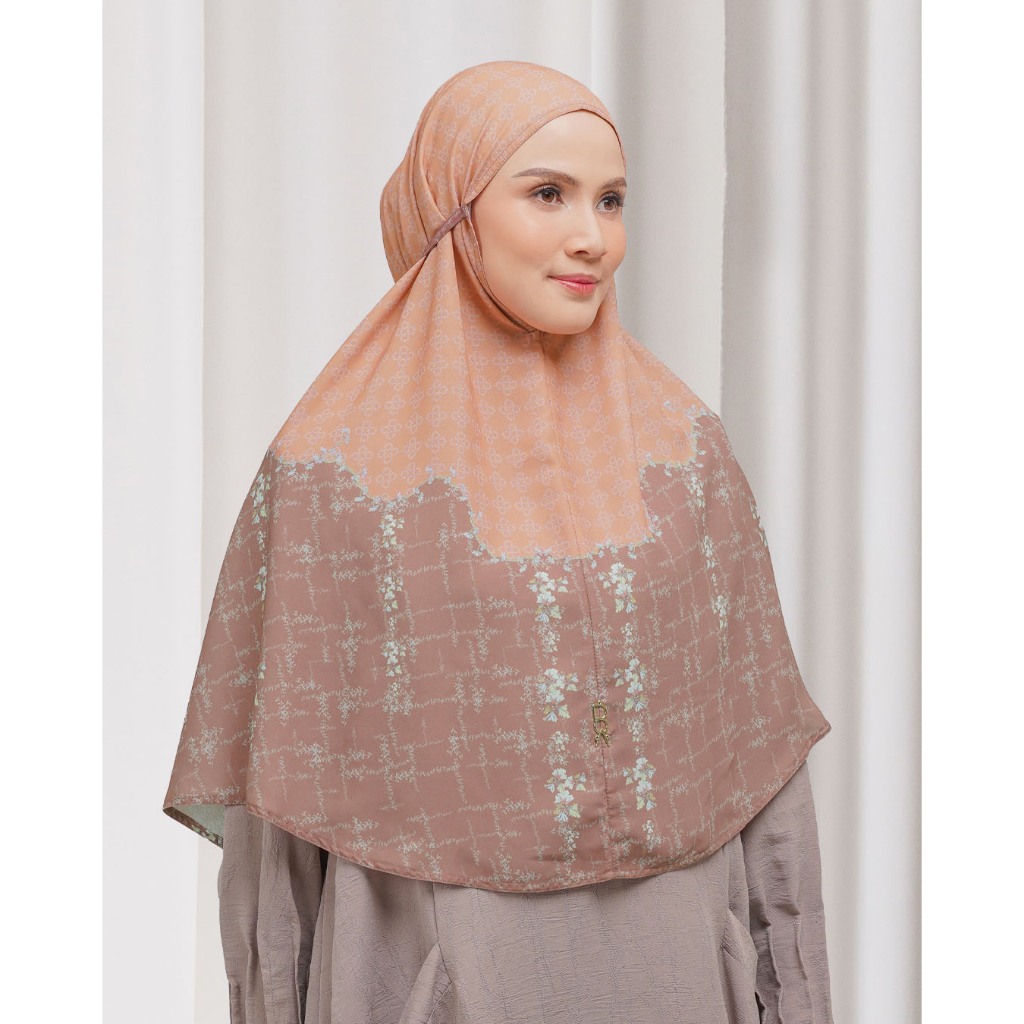 Jual DOA - Baiti Silene Khimar (Timeless) - Coral Salmon | Shopee Indonesia