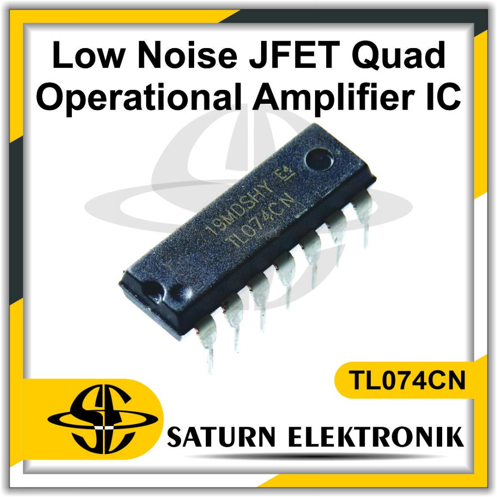 Jual IC TL074CN Texas Instrument TL074 | Shopee Indonesia