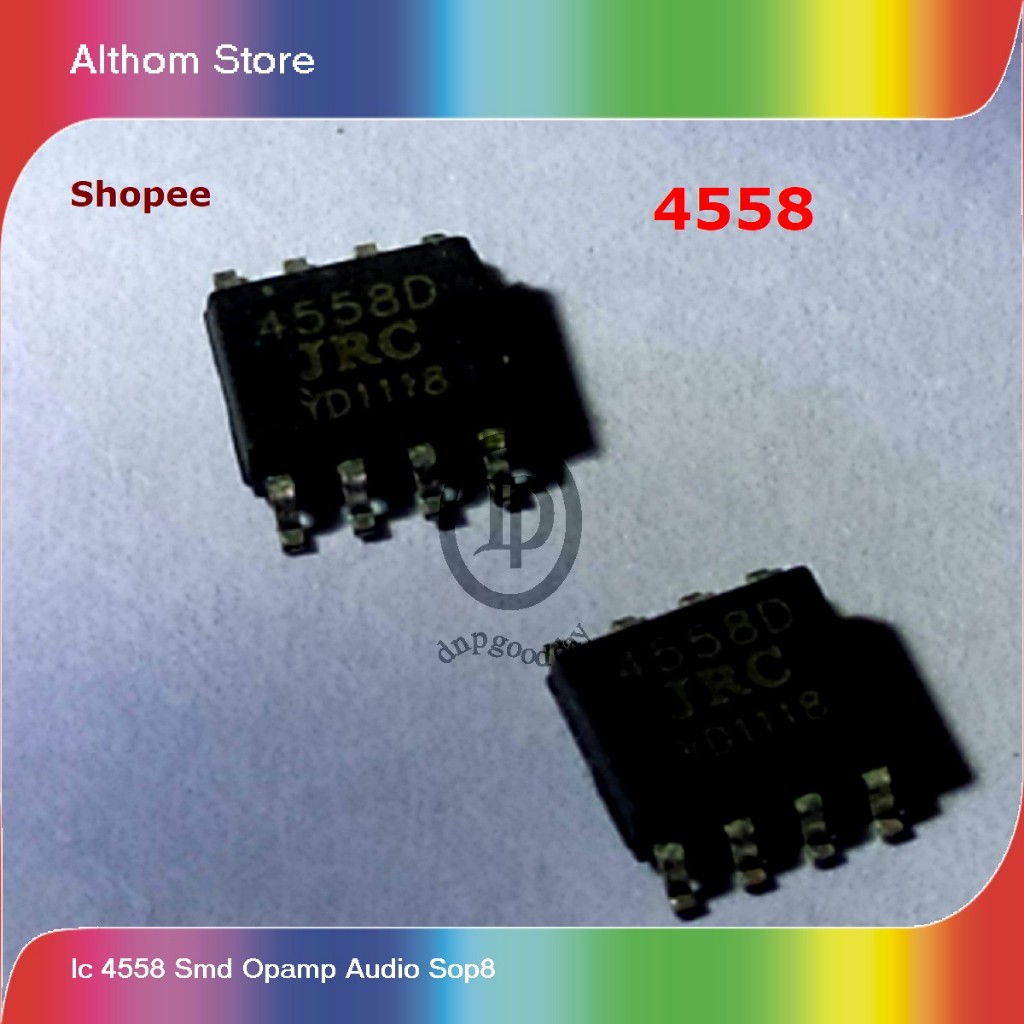Jual ic 4558 smd opamp audio sop8 | Shopee Indonesia