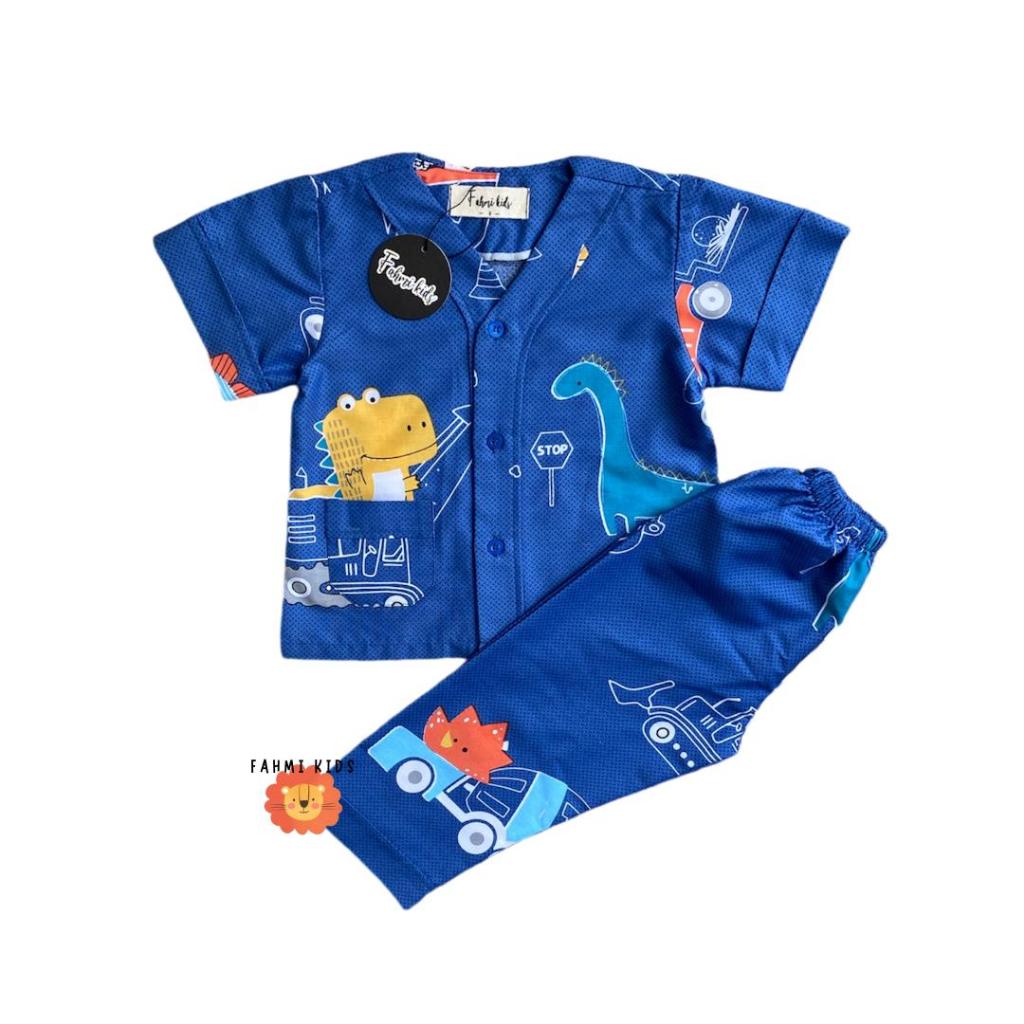 Jual Piyama Anak Premium Untuk Usia 1-10 Tahun Bahan Adem Tanpa Kerah ...