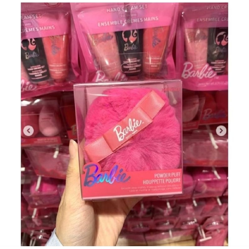 Jual Miniso x Barbie Powder Puff Smooth and Mattify Makeup without ...