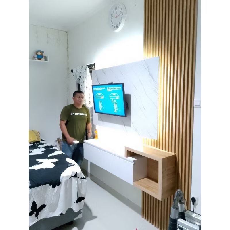 Jual meja backdrop wpc | Shopee Indonesia