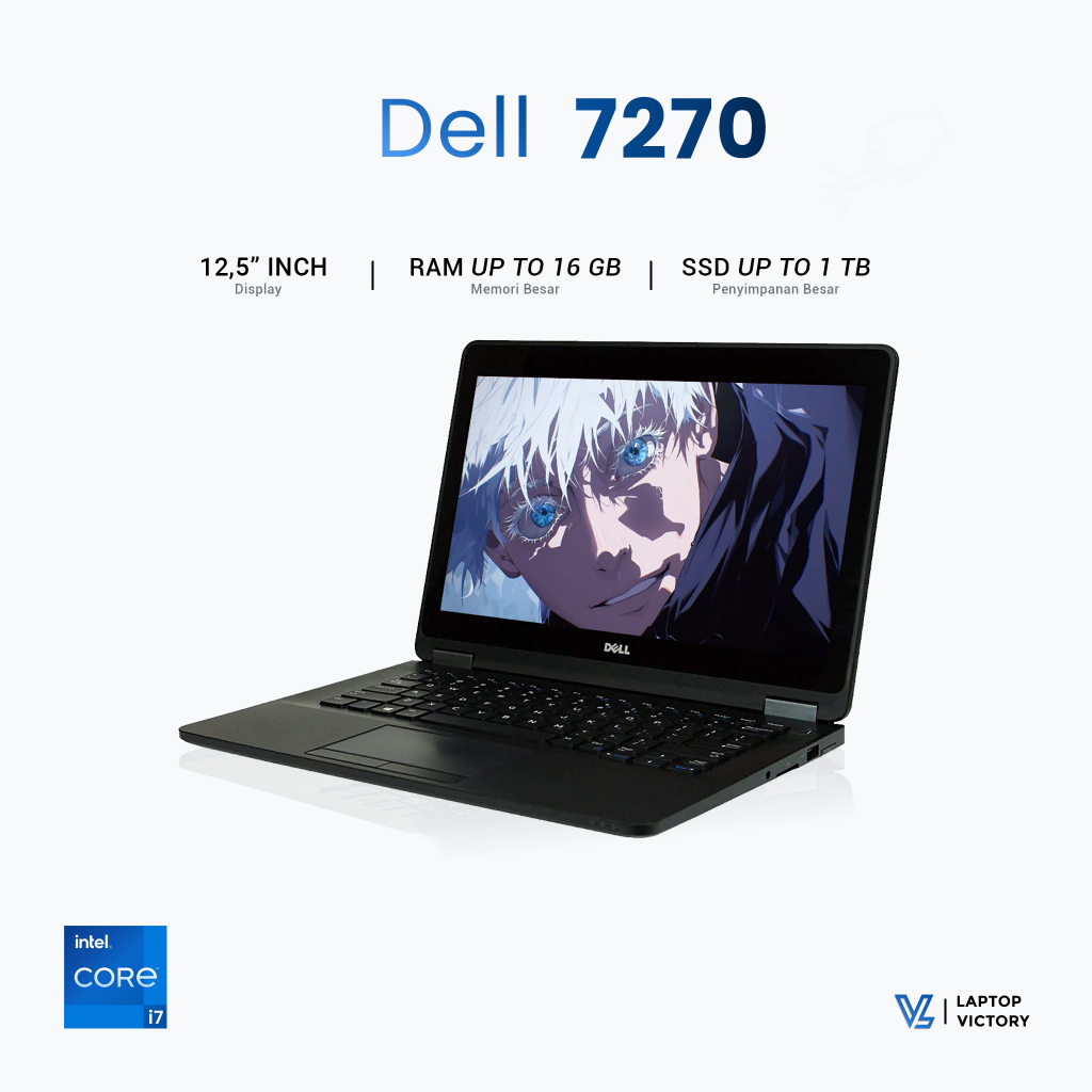 Jual Laptop Dell Latitude Series Core i5/i7 | 7270 / 8GB / 16GB | SSD 256GB - Second Original ...