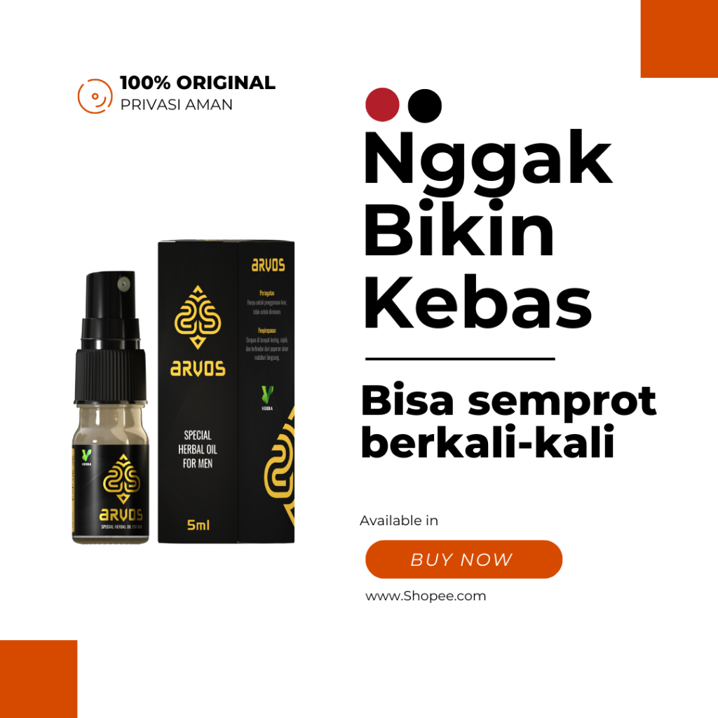 Jual ARVOS SPRAY Obat spray Kuat Perkasa Tahan Lama Oles minyak Tanpa ...