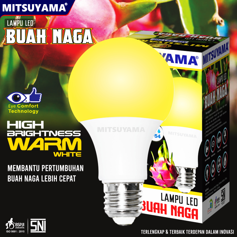 Jual Lampu LED Buah Naga Mitsuyama 9W 12W | Shopee Indonesia
