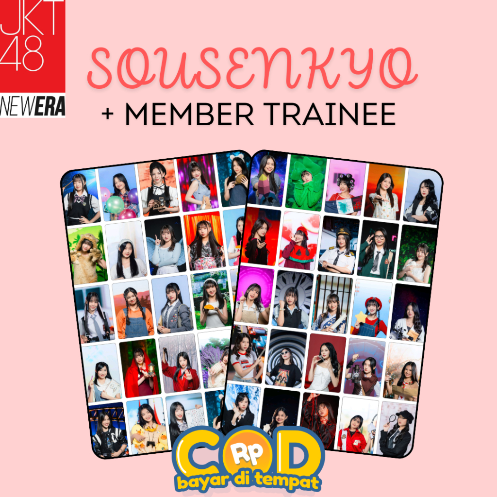Jual PHOTOCARD JKT48 EDISI SOUSENKYO 2024 - ISI 50 PCS + MEMBER TRAINEE | Shopee Indonesia