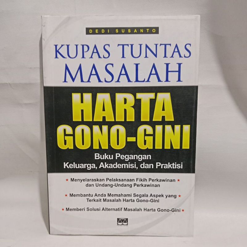 Jual Buku Kupas Tuntas Masalah Harta Gono Gini -Dedi Susanto | Shopee ...
