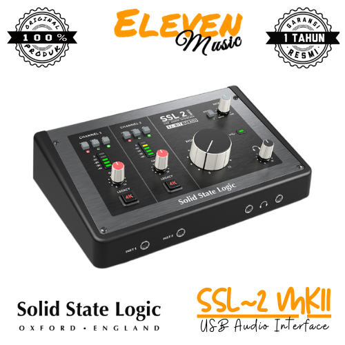 Jual Solid State Logic SSL 2 MKII 2 x 2 USB-C Audio Interface SSL2 MK2 | Shopee Indonesia
