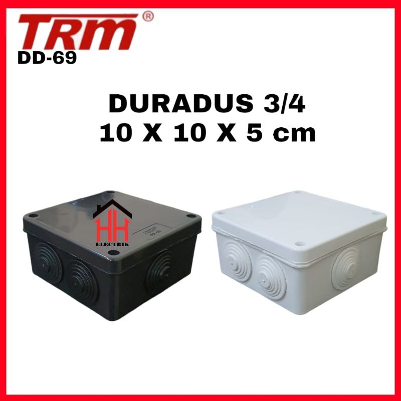 Jual TRM DURADUS JUNCTION BOX 3/4 (10,5 X 10,5 X 5 CM) | Shopee Indonesia