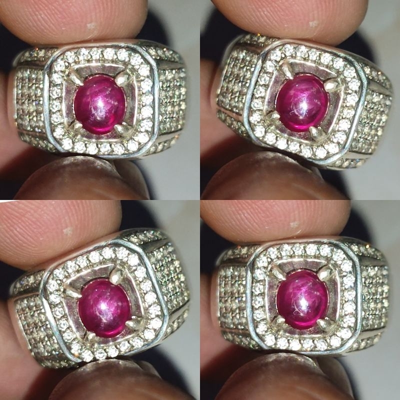 Jual Naturall Star Redd Ruby Warna Merah Fanta 1ct est Material Top ...