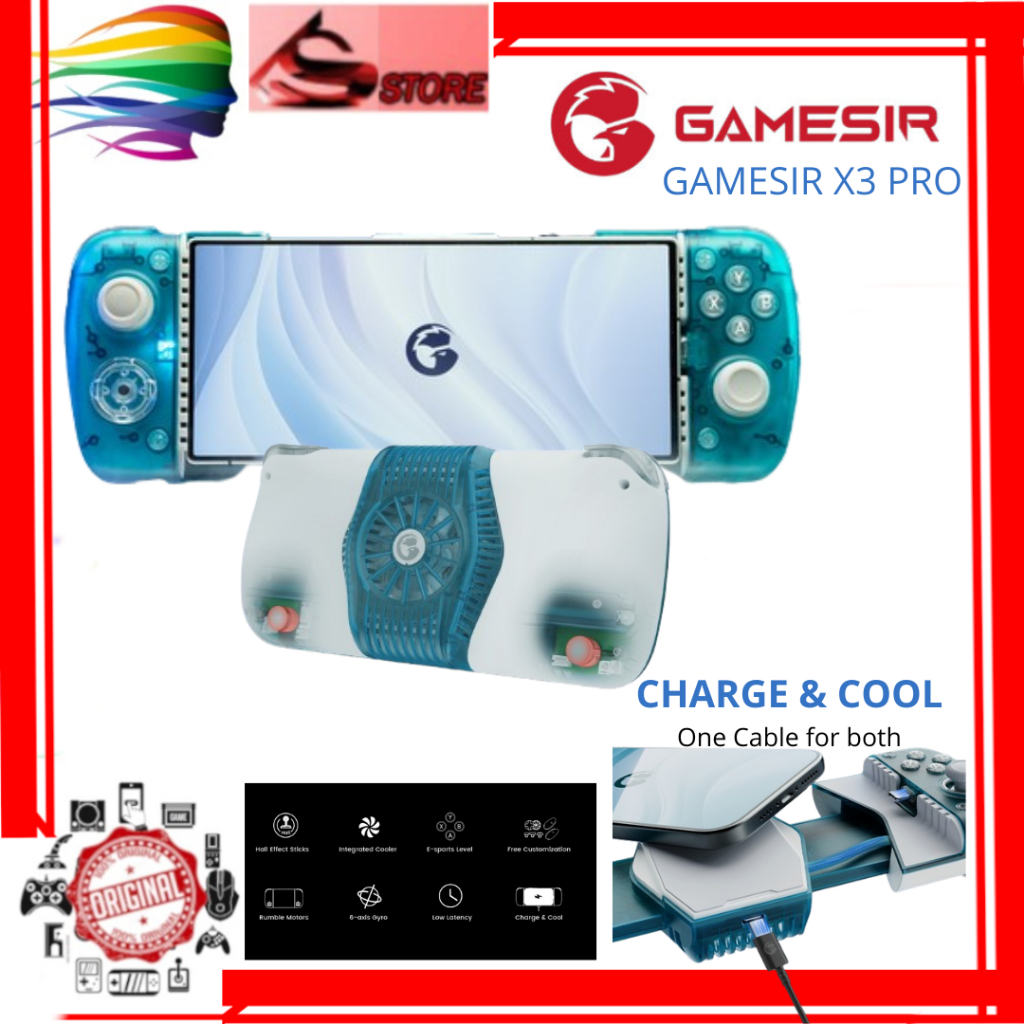 Jual GameSir X3 Pro Type C Hall Effect Analog Trigger Mobile Android ...