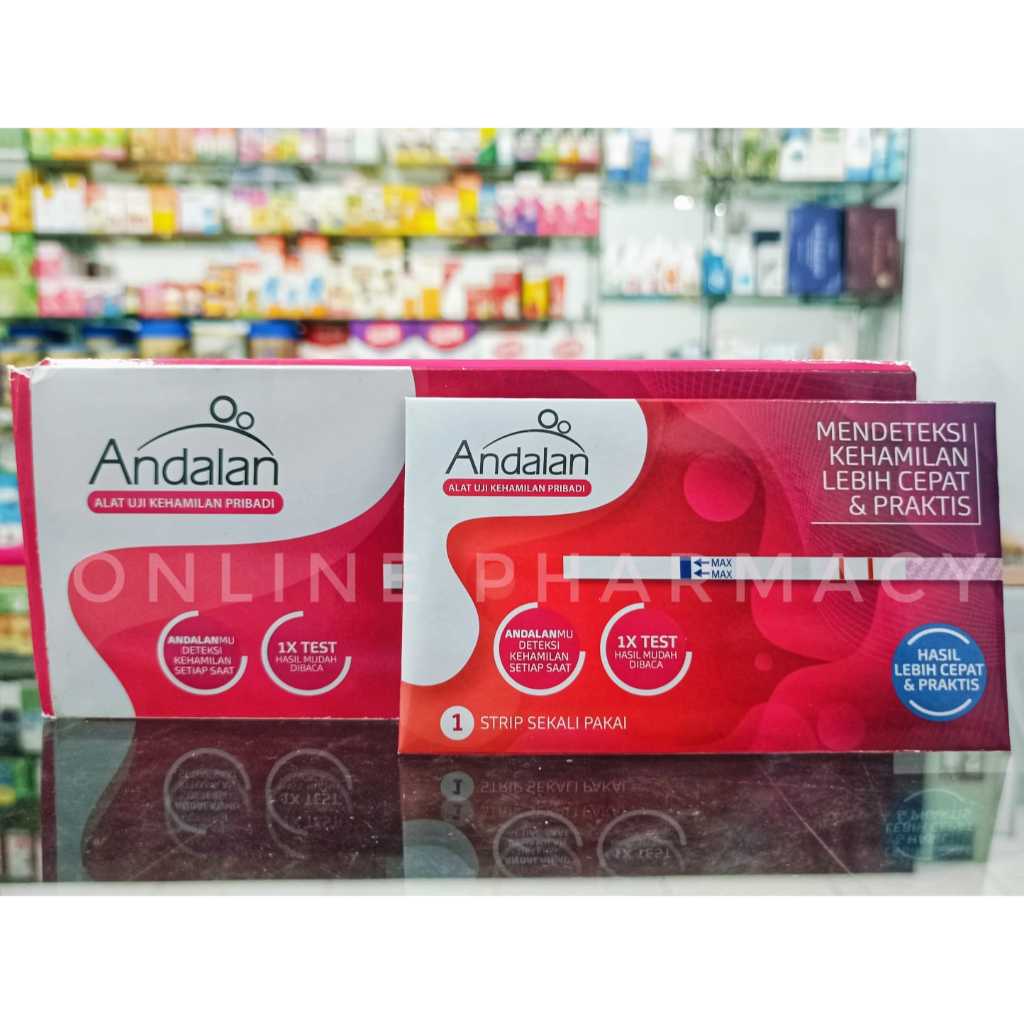 Jual [𝐏𝐑𝐈𝐕𝐀𝐒𝐈 𝐀𝐌𝐀𝐍] Andalan Test Pack 𝟏 𝐒𝐓𝐑𝐈𝐏 - Tes Kehamilan | Shopee ...