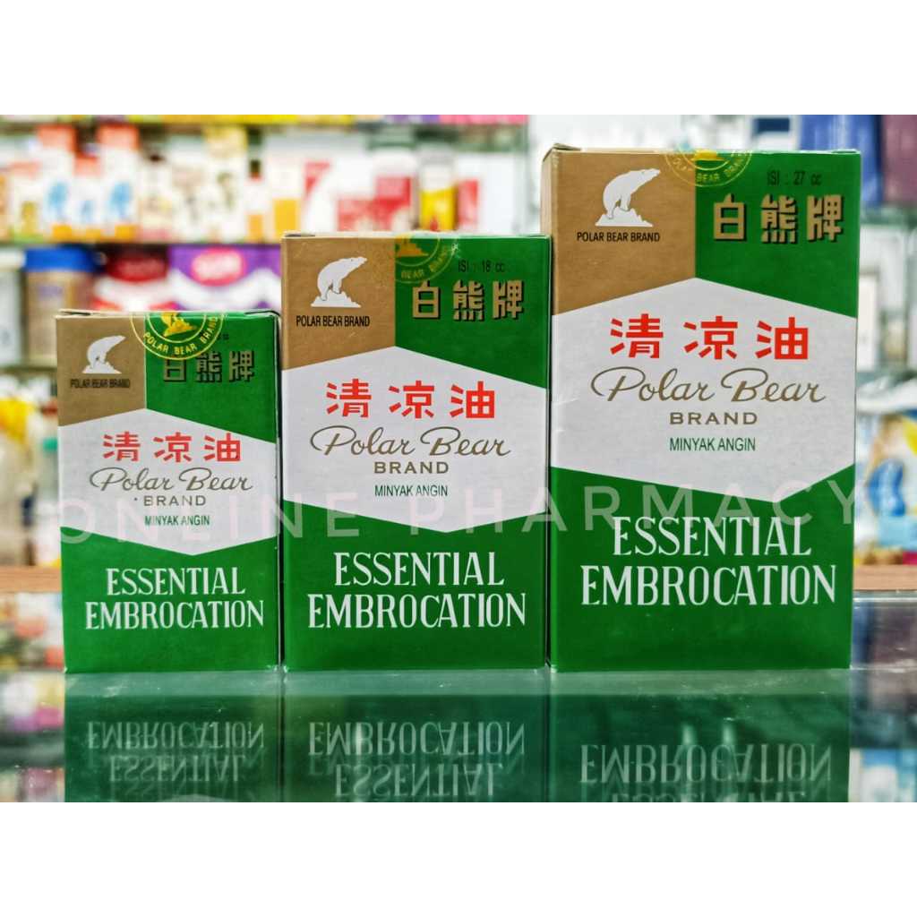 Jual Polar Bear Brand Essential Embrocation/Minyak Angin Beruang 𝐒𝐄𝐃𝐈𝐀𝐍 ...