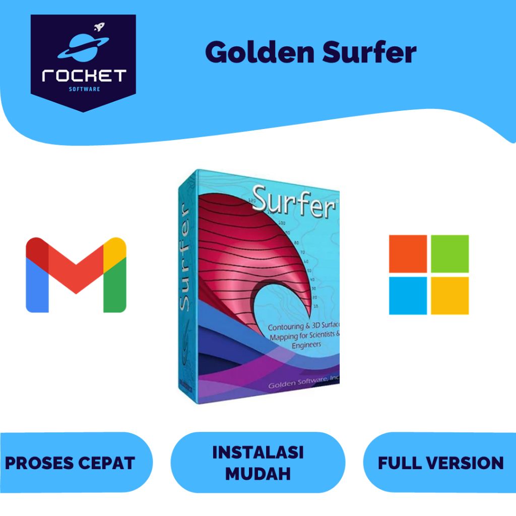 Jual Golden Surfer Full Version Aplikasi 2D & 3D Mapping, Modeling ...