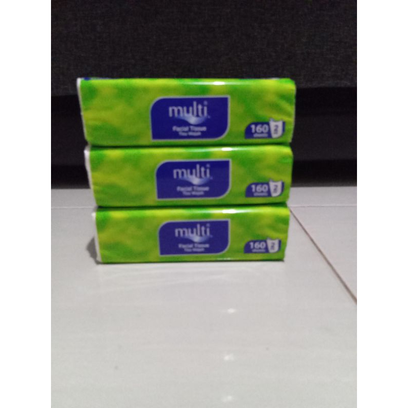 Jual tissue multi 160 sheet 2ply tisu paket isi (3pcs) | Shopee Indonesia