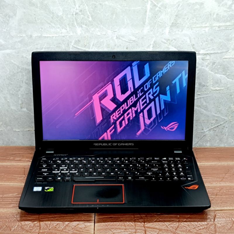 Jual Laptop ROG Strix GL553VD Intel Core i7-7700HQ RAM 16GB SSD 240GB ...