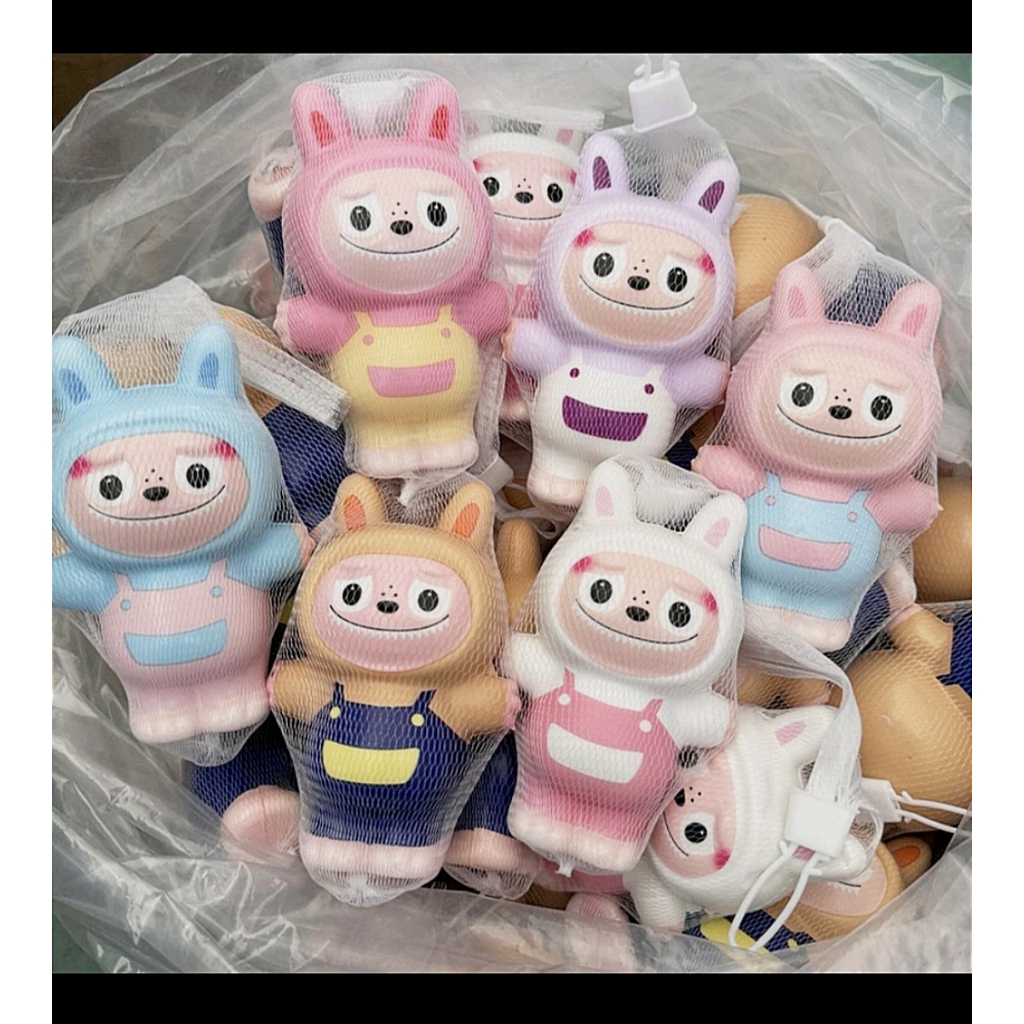 Jual Mainan Labubu Viral Squishy Kenyal Labubu Slow dan Lembut Stress ...