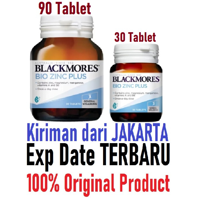 Jual Blackmores Bio Zinc Plus Vitamin C 500mg Lutein D3 1000iu Omega ...