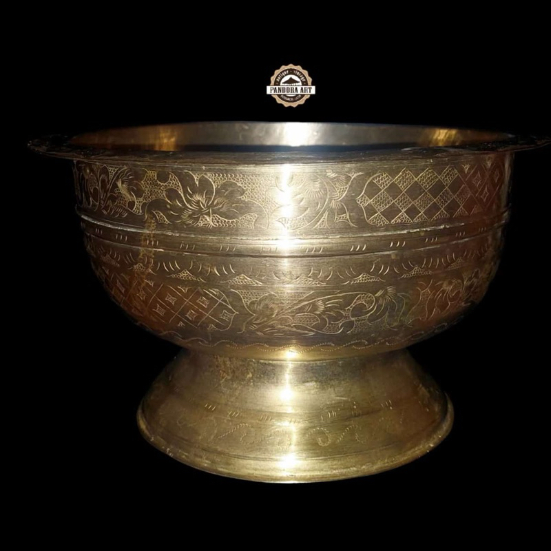Jual Bokor kuningan ukir lawas ( B746 ) | Shopee Indonesia