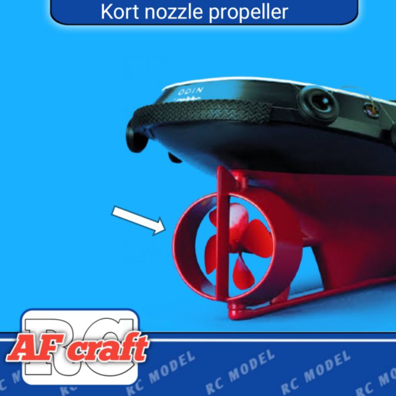 Jual Kort nozzle propeller RC model boat high scale 40-50mm | Shopee ...