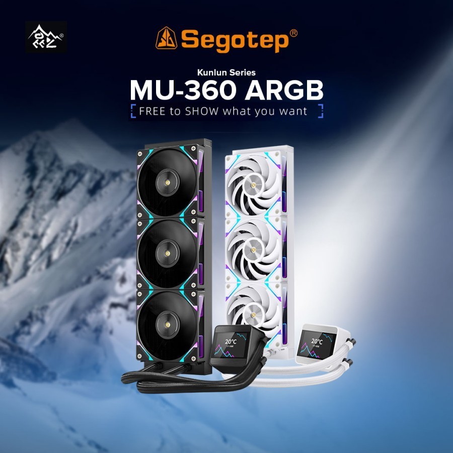 Jual Segotep AIO Cooler MU-360 ARGB Intel / AMD 360mm ARGB | Shopee ...