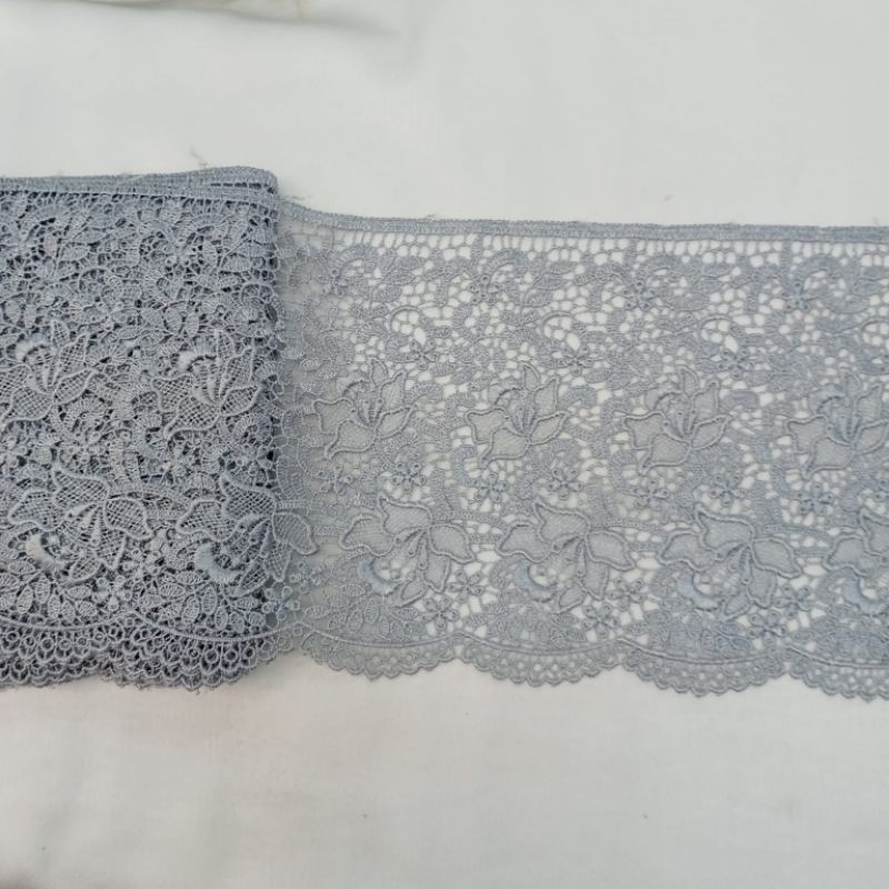 Jual RENDA/LIST PINGGIRAN JIPER LEBAR 18 CM (harga per 45cm) | Shopee ...