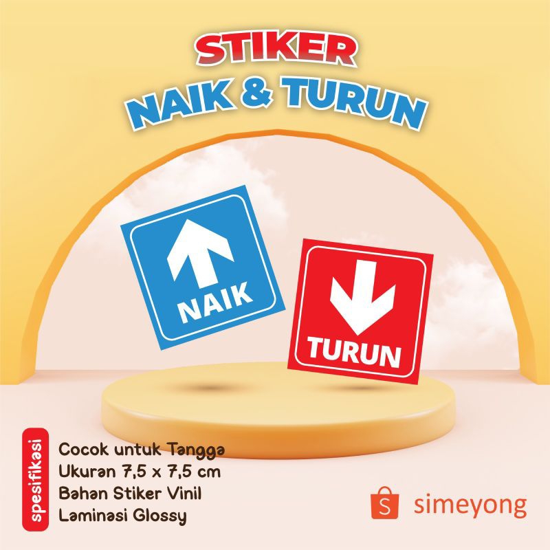 Jual stiker naik turun tangga | Shopee Indonesia