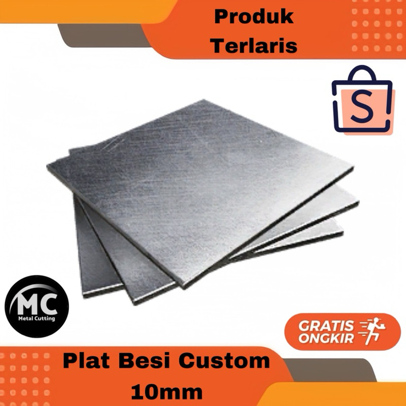Jual Plat Besi Custom Cutting 10mm | Shopee Indonesia