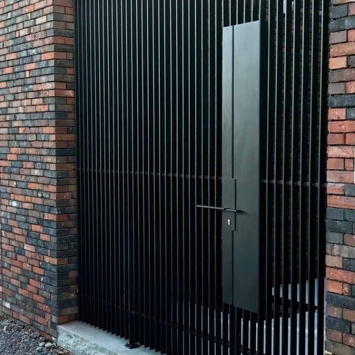 Jual pagar minimalis cat hitam dop | Shopee Indonesia