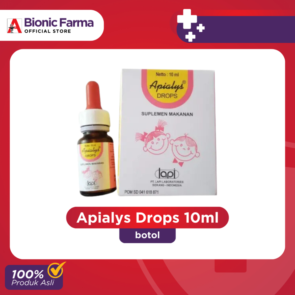Jual Apialys Multivitamin Drop 10 Ml | Shopee Indonesia