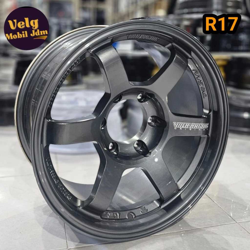 Jual velg racing 17 TE37 PROGRESIVE R17 velg mobil Pajero Fortuner ranger | Shopee Indonesia