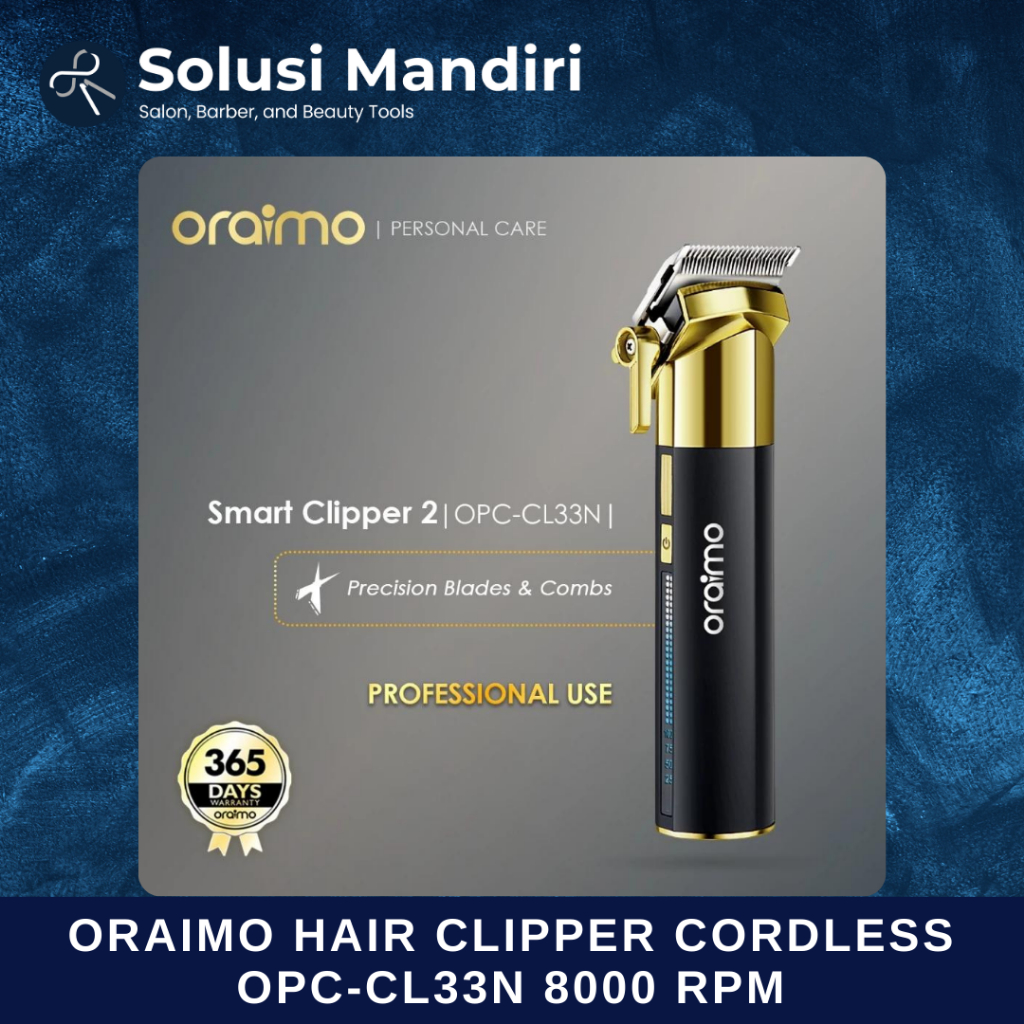 Jual Oraimo Hair Clipper Cordless OPC-CL33N 8000 rpm - Pemangkas Rambut ...