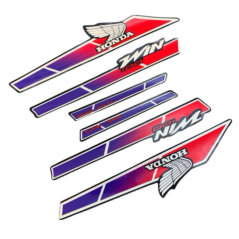 Jual Striping Sticker Body Honda Win Win100 Sport CUSTOM Special VNYL ...