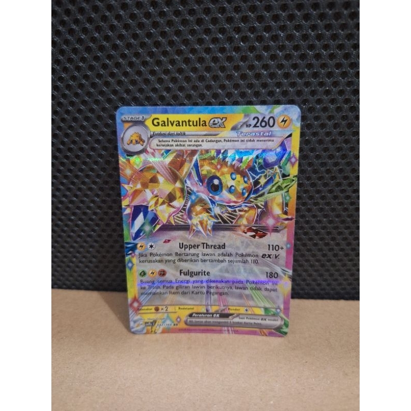 Jual Kartu Pokemon Galvantula EX RR 047/166 | Shopee Indonesia
