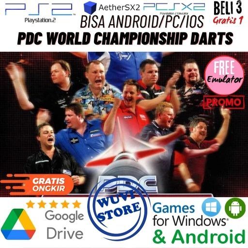 Jual PS 2 PDC World Championship Darts | Bisa di PC / Android / IOS Plus Emulator | Beli 3 ...