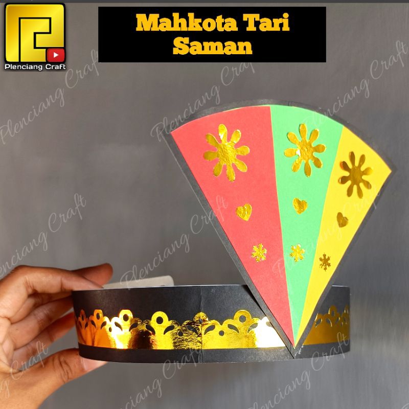 Jual [Smn] Mahkota Tari Saman Adat Banda Aceh handmade dari kertas ...