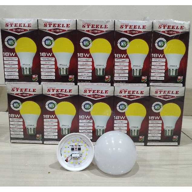 Jual BOHLAM LED / LAMPU LED KAWACHI STEELE CAHAYA KUNING PAKET 10 PCS | Shopee Indonesia