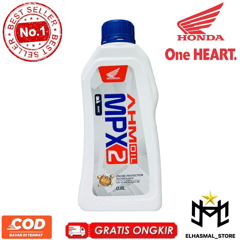 Jual AHM Oil MPX2 0,8 L 10W-30 HONDA Matic | Shopee Indonesia