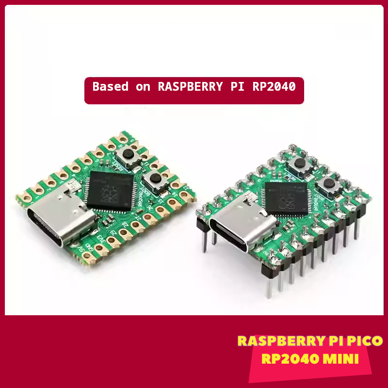 Jual MAKEROBO RASPBERRY PI PICO MINI RP2040 MICROCONTROLLER DEVELOPMENT BOARD DUAL CORE ...