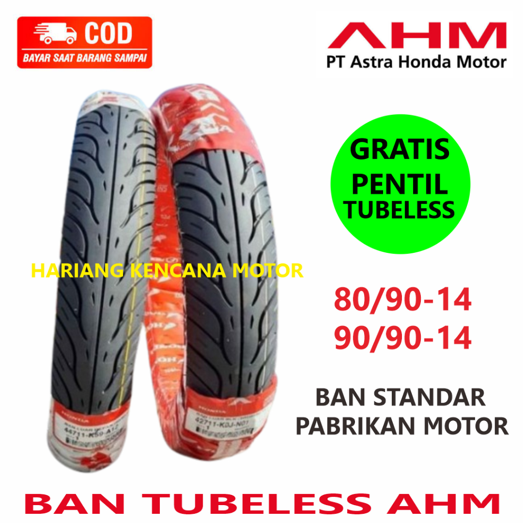 Jual Ban HONDA AHM 80/90 90/90 Ring 14 Tubeless FEDERAL K59 Original Scooter Matic BEAT VARIO ...