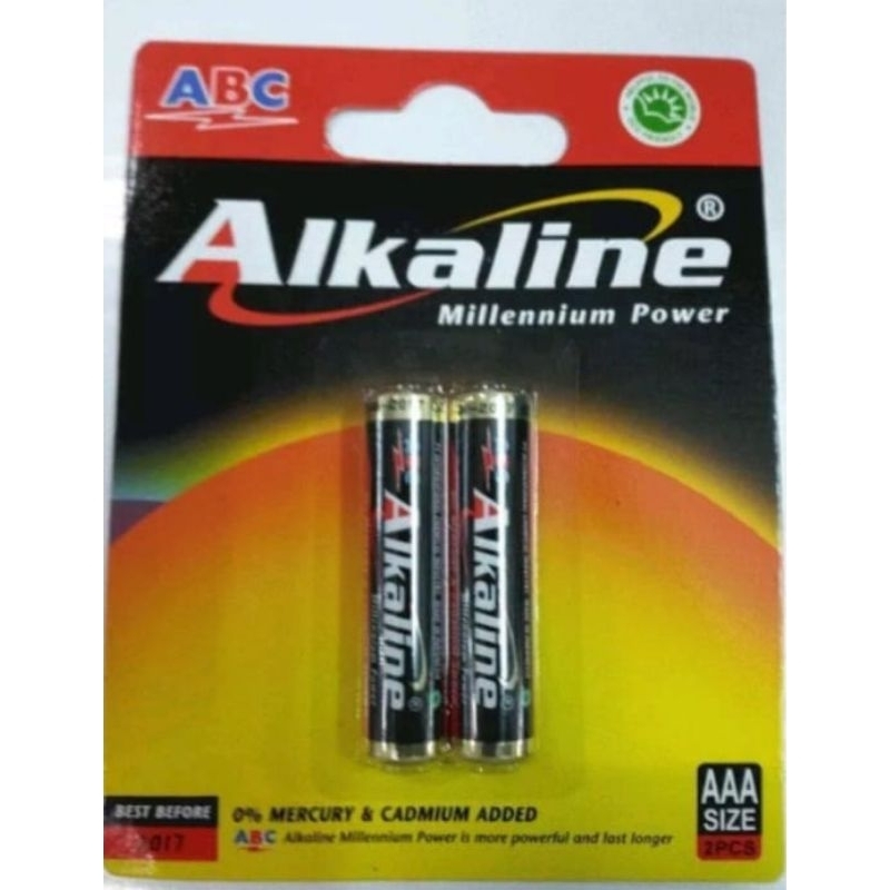 Jual Baterai ABC Alkaline AAA Isi 2 | Shopee Indonesia