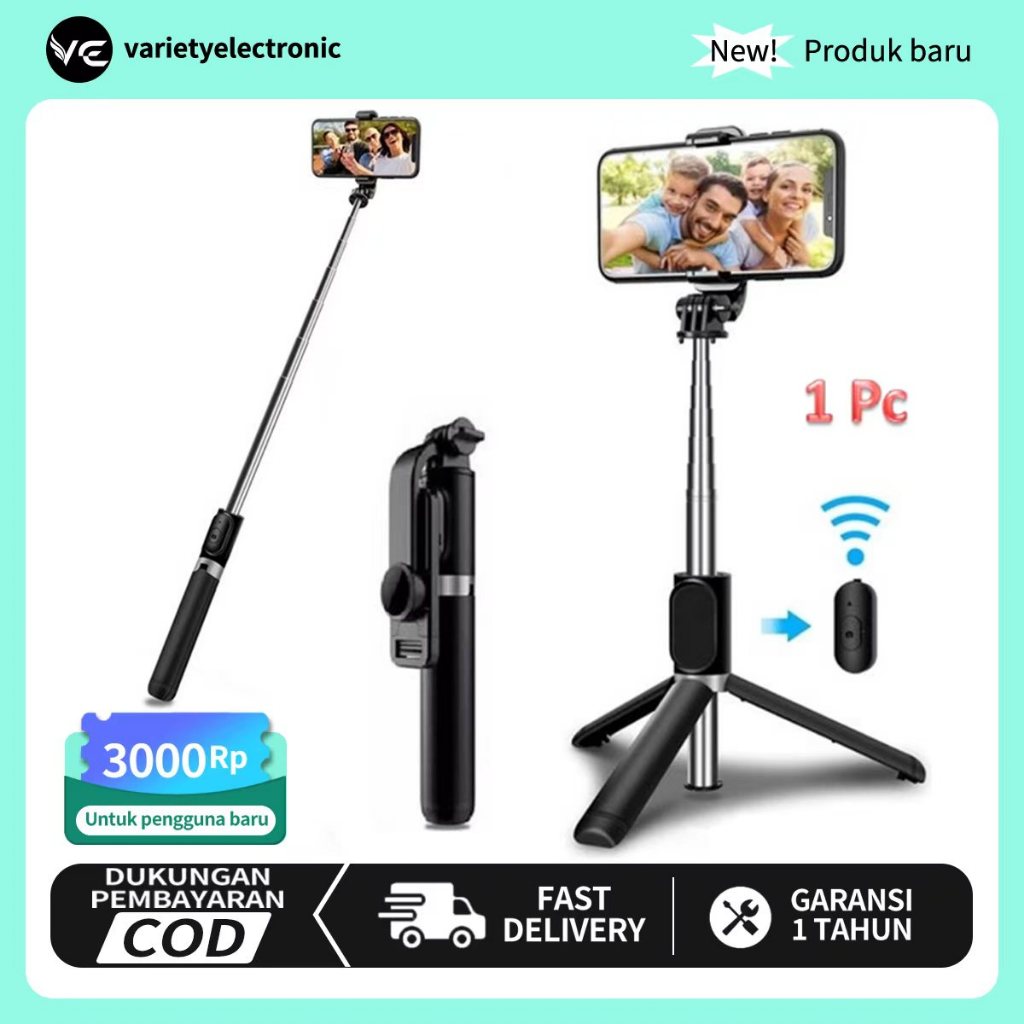 Jual L310 Tongsis Bluetooth 1.8M Tongsis Tripod Remote 180CM Selfie ...