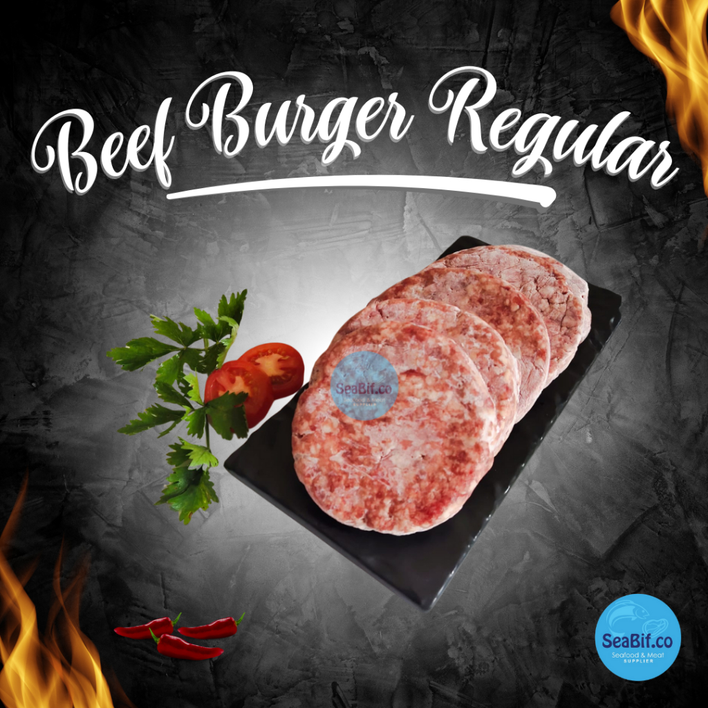 Jual Daging Sapi Burger Beef Patty Burger Regular 500gr Import | Shopee ...